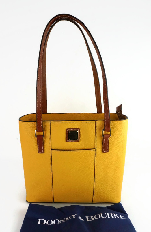 Dooney & Bourke Small Lexington Dandelion Pebbled Leather Shopper Tote ...